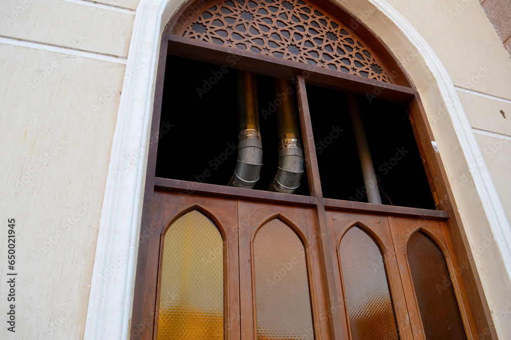 The aeration system in the area of bathrooms and ablution wudu area ...