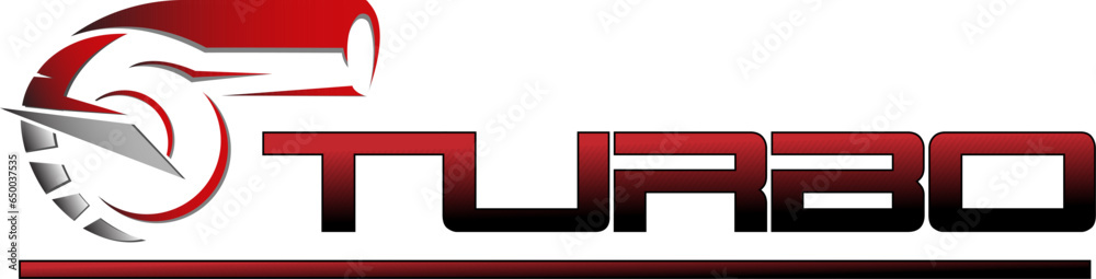 Basic RGB turbo speed logo, speed automotive logo, turbo speed, turbo ...