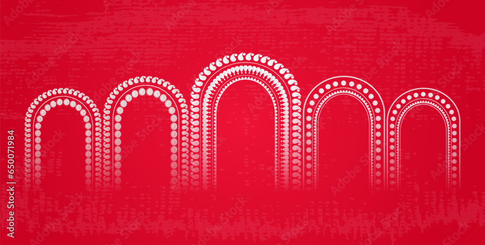 Durga Puja post, Hindu Festival, Border Decorations, Durga Puja Frame ...