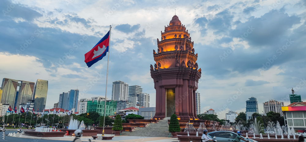 Independence Monument of Cambodia Stock Photo | Adobe Stock