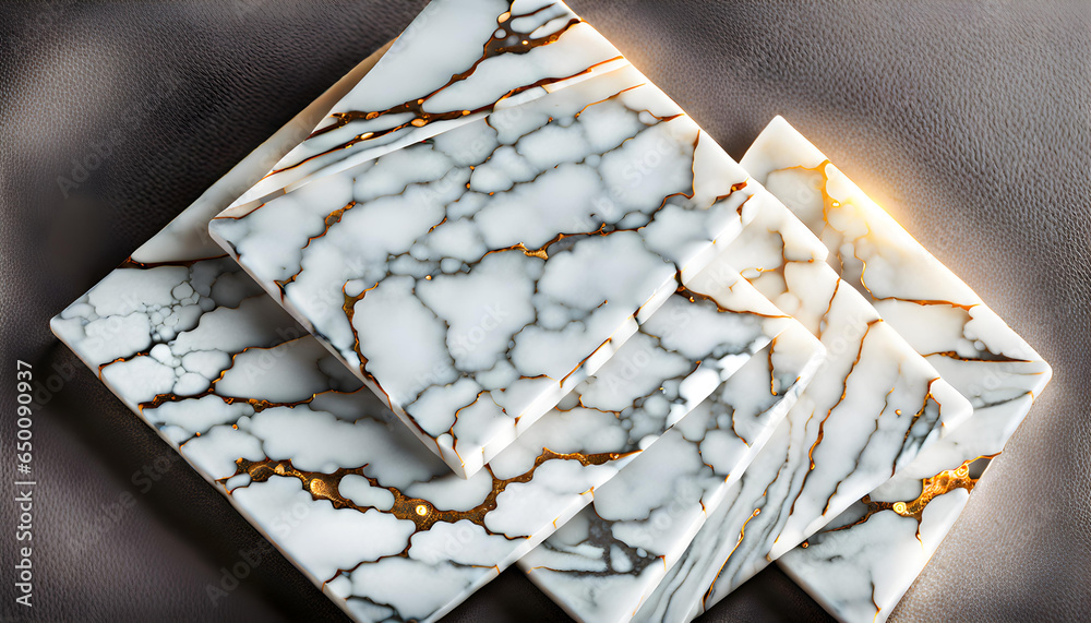Stacked white marble texture design. Background material. Tile wall or ...