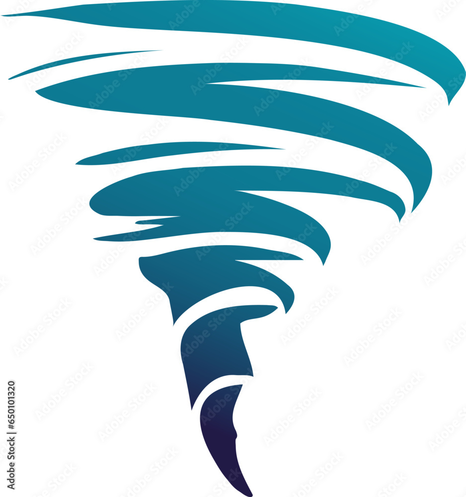Straightforward vector graphic showcasing a stencil symbol of a vortex ...