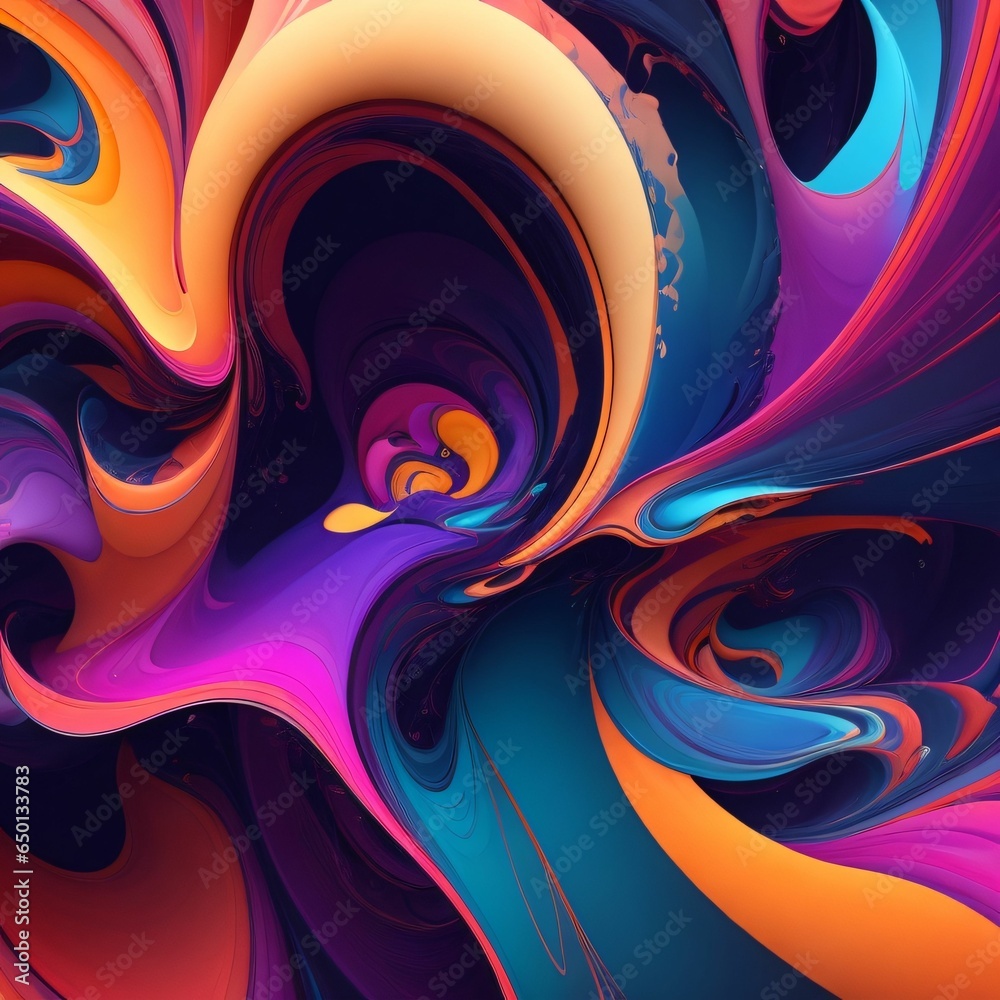 Abstract art vividly portrays the chaos of anxiety through expressive ...