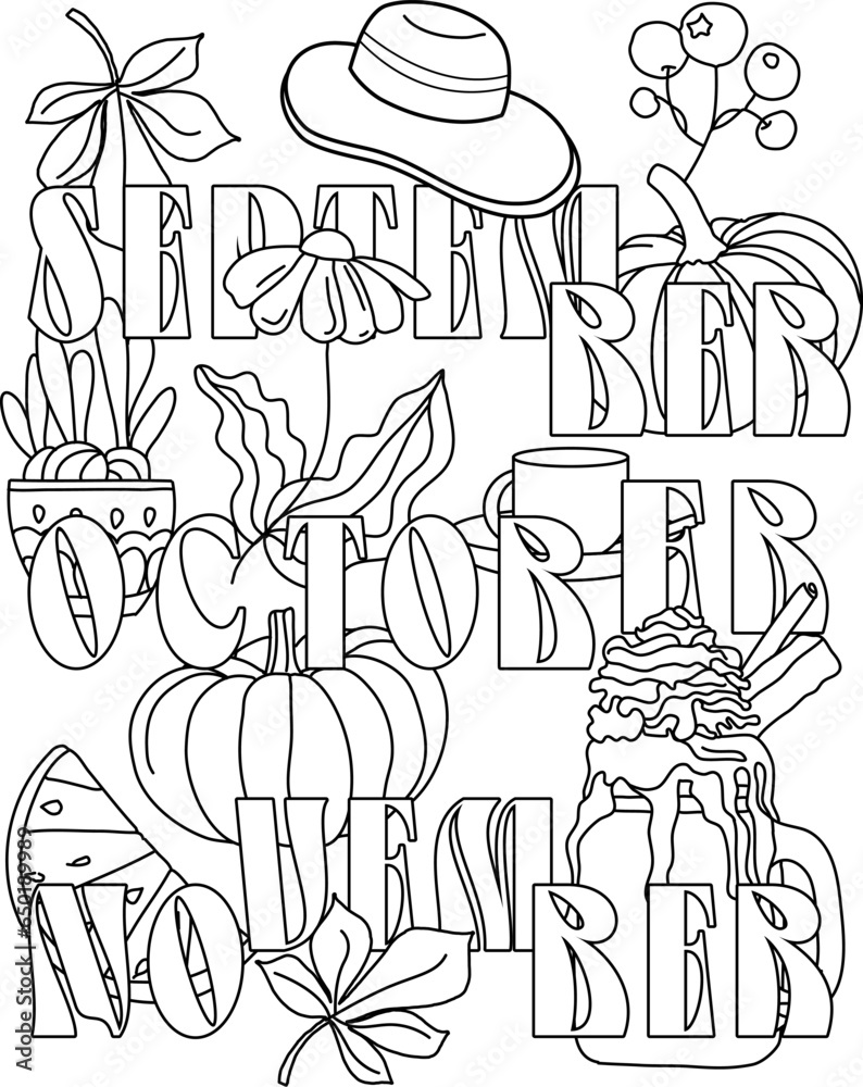 Autumn vibes. Fall season aesthetics. Tea, Pumpkin spice, rainy city ...