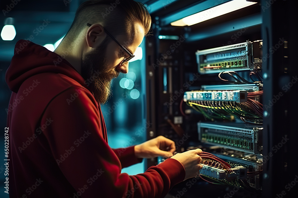 Digital Nerve Center Network Engineer Fine-Tuning Structured Cabling ... Digital Nerve Center Network Engineer Fine-Tuning Structured Cabling ...