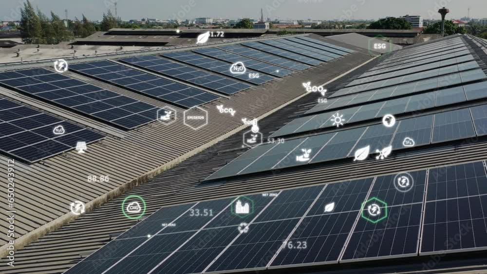 Smart Eco rooftop passive AI solar Save the planet earth in Net zero ...