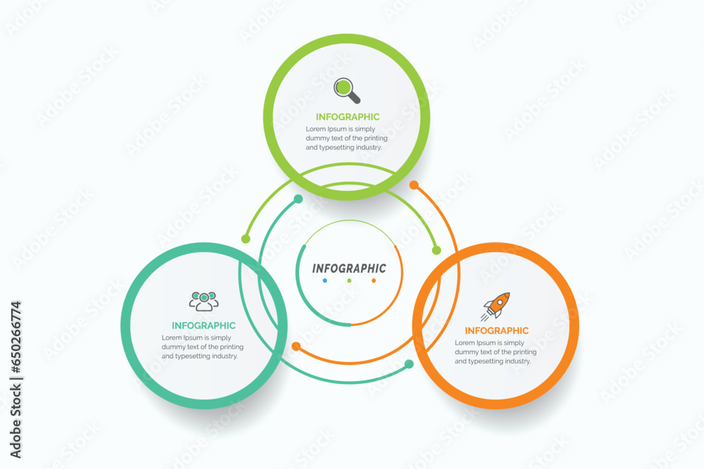 Infographic elements data visualization Abstract elements of graph ...