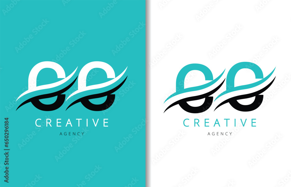 CC Letter Logo Design with Background and Creative company logo. Modern ...