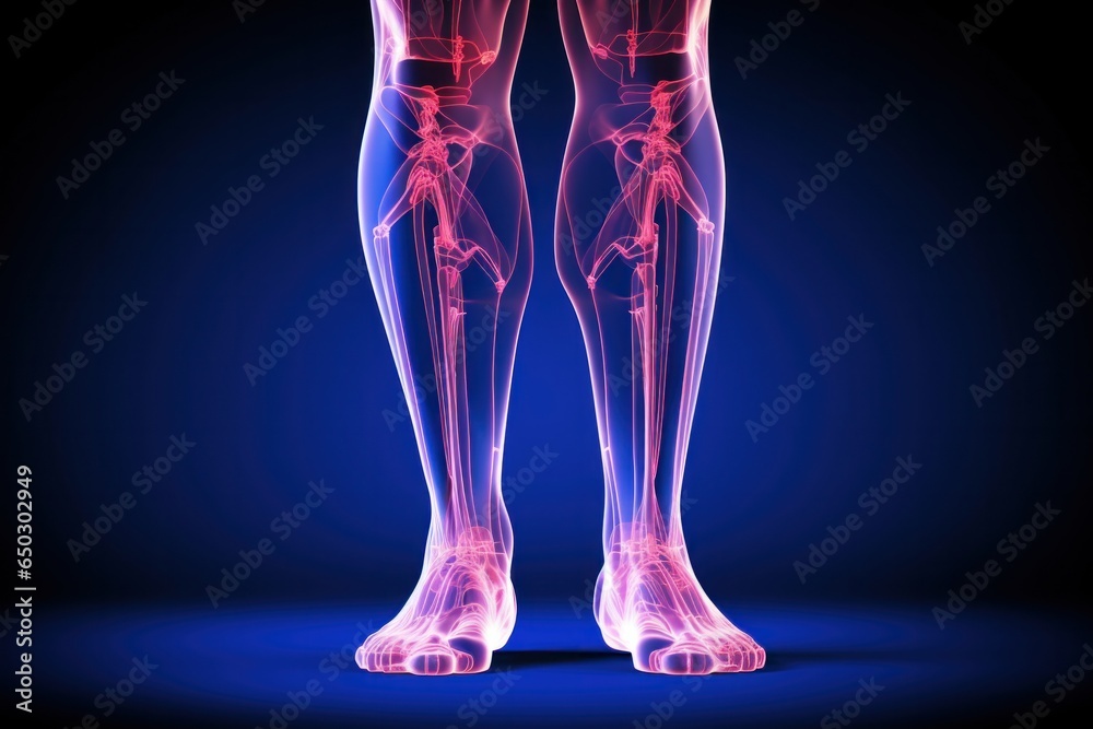 Details of pain highlighted in persons body. Medical concept with areas ...