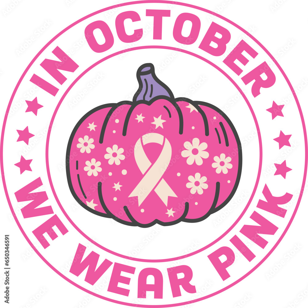 Vetor de Breast Cancer, Breast Cancer Svg, Cancer Awareness, Breast ...