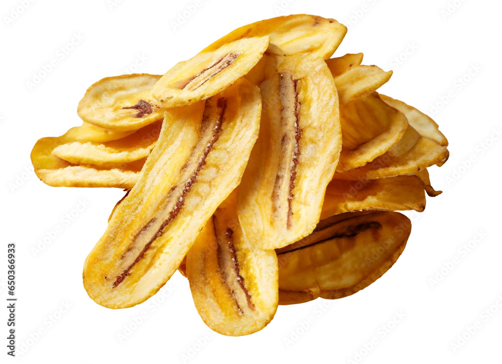 Banana Chips On Transparent Background Png Stock Illustration | Adobe Stock