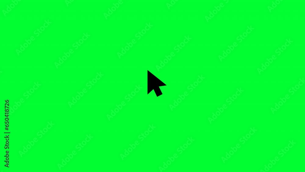 Mouse Pointer and hand cursor clicking with spark Green Screen ...