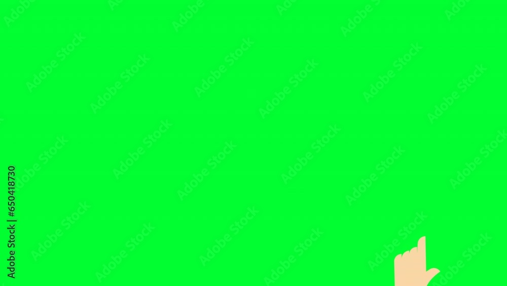 Mouse Pointer and hand cursor clicking with spark Green Screen ...