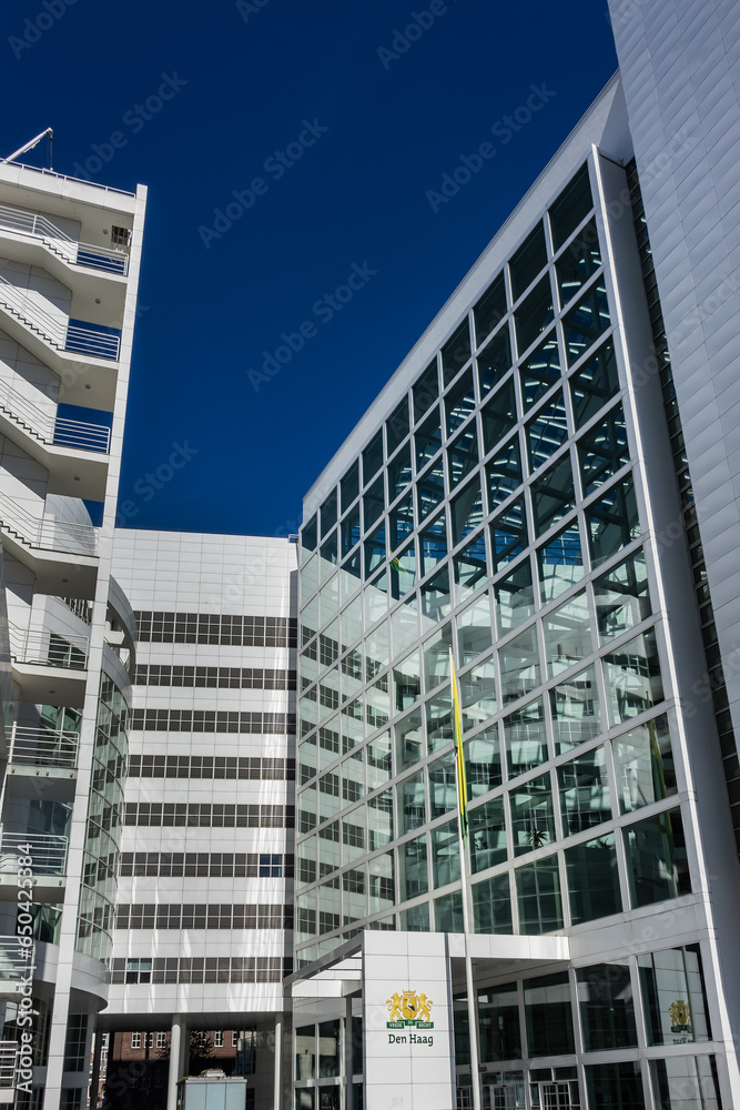 The Hague City Hall (Stadhuis) and Central Library building. City Hall ...