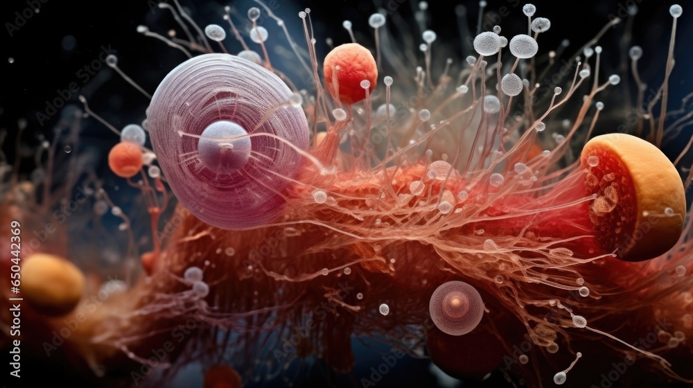 In a stunning portrayal of the intricate dance of microbial life, this ...