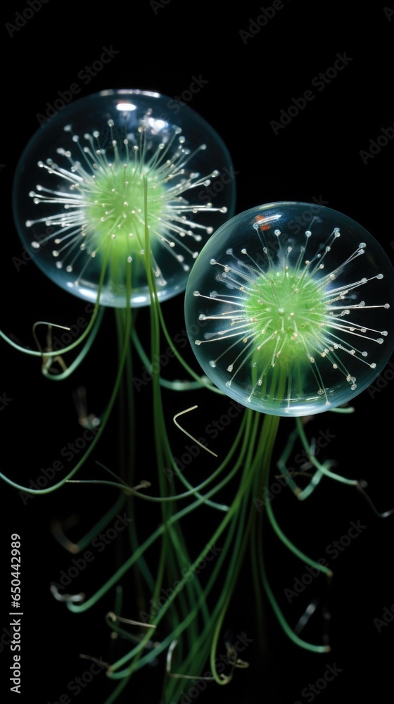 Viewed up close, Volvox reveals its true beauty with a multitude of ...