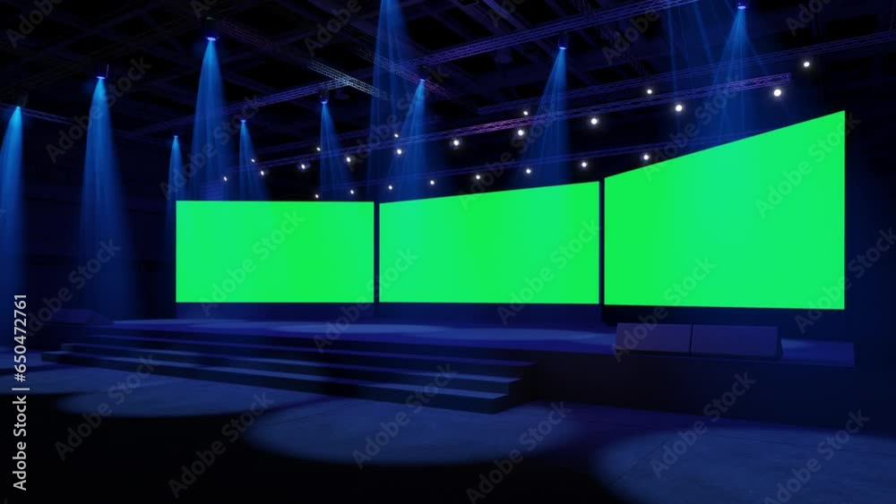Motion Empty stage Design for mockup and Corporate identity,Display ...