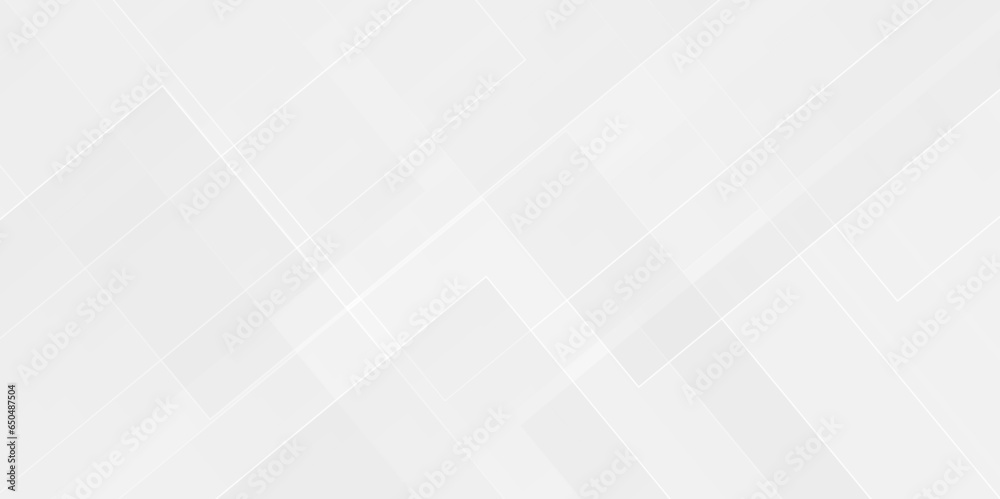 Modern white square paper texture seamless abstract technology line ...