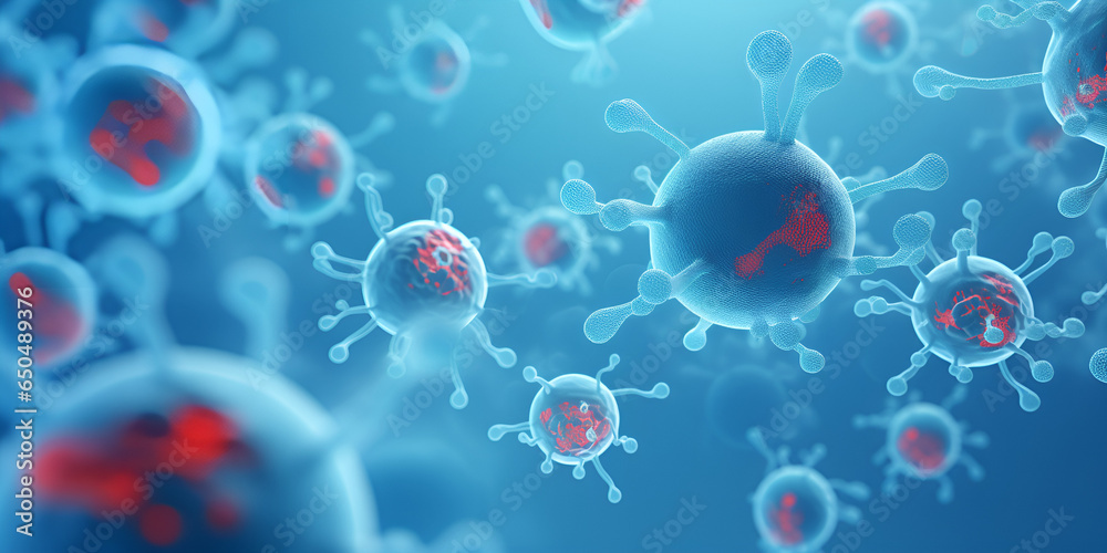 Foto de Exploring Microscopic Worlds Human Cell Clusters and Red Blood ...