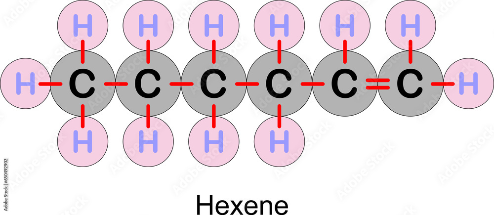 Hexene Stock Illustration | Adobe Stock