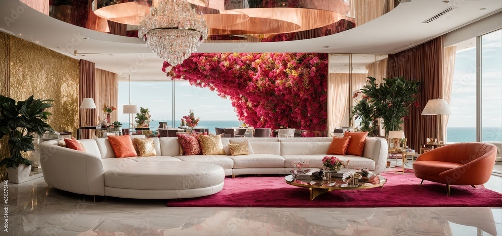 the ultimate luxury living experience of a modern and expansive living ...