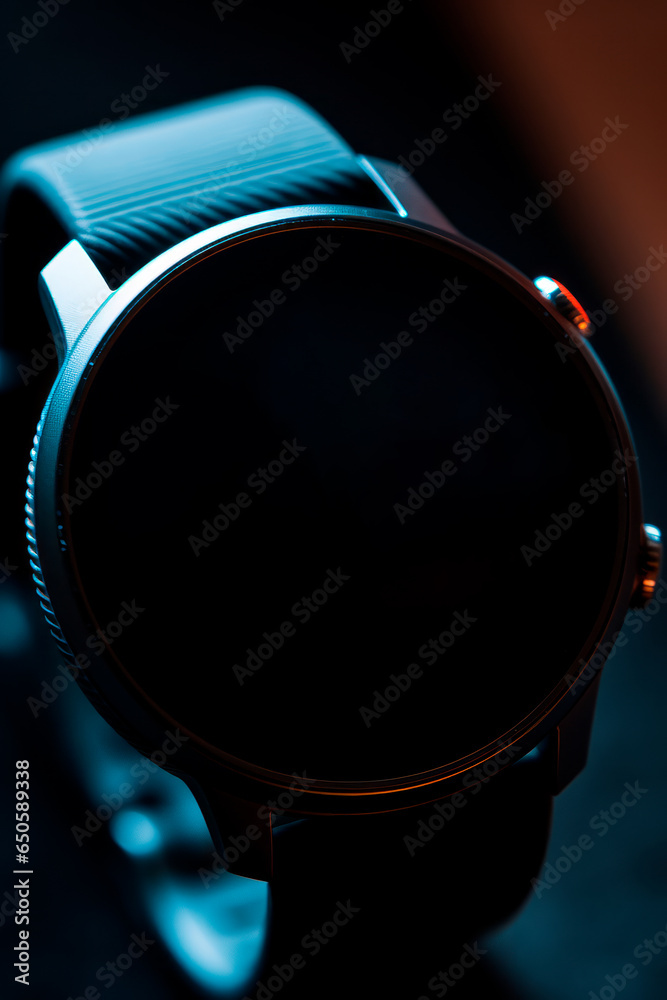 Smartwatch moderno, con funciones de seguimiento de salud y estado ...