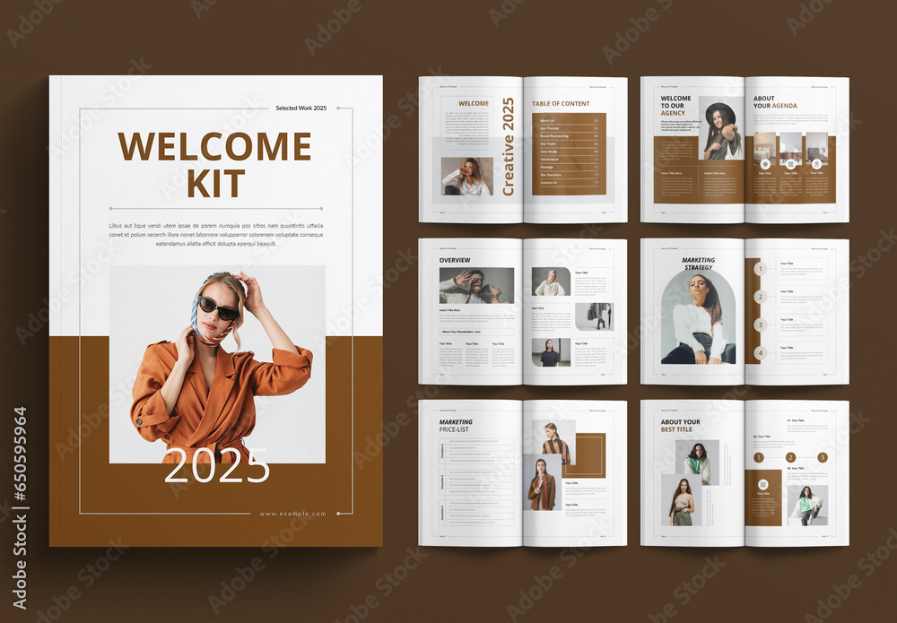 Welcome Kit Template Stock Template | Adobe Stock