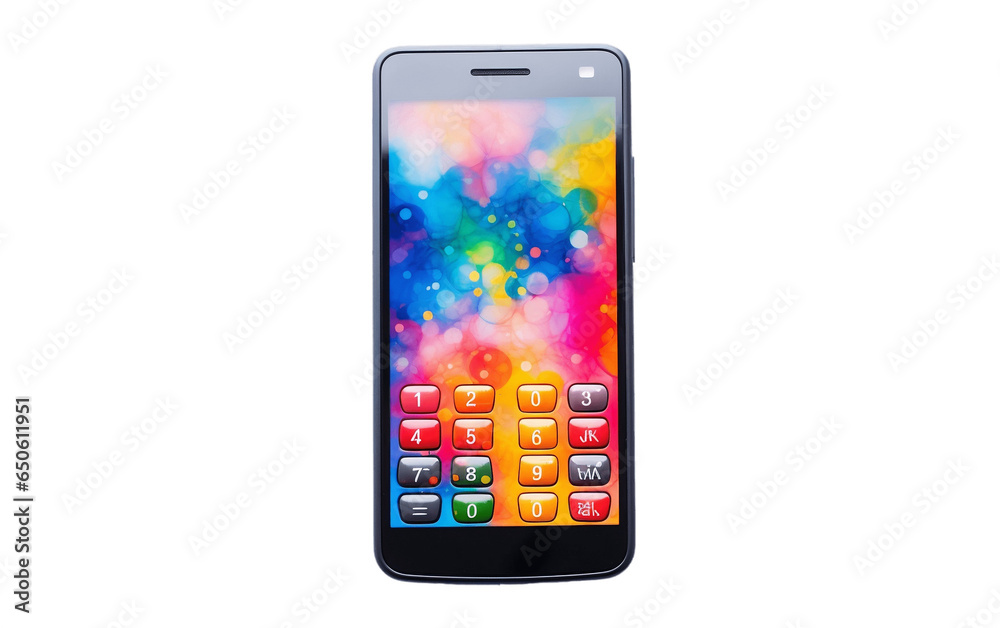 Smarty Phone on transparent background genrative ai Stock Illustration ...
