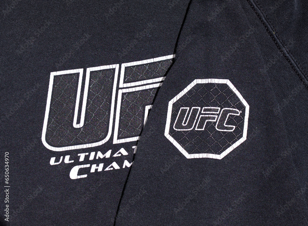 kent, uk 01.01.2023 vintage official ufc ultimate fighting championship ...