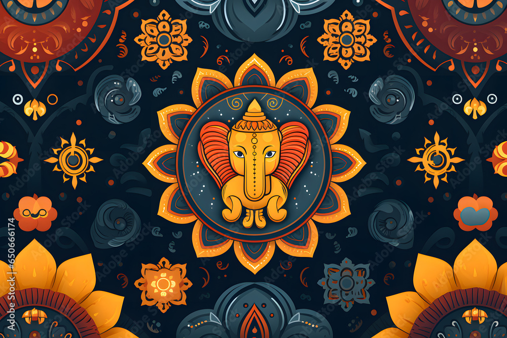 Spiritual Hinduism Patterns: 2D Backgrounds Inspired by the Rich ...