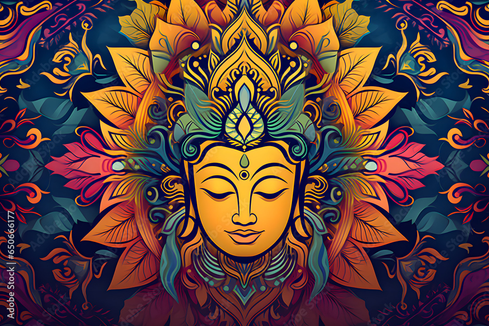Spiritual Hinduism Patterns: 2D Backgrounds Inspired by the Rich ...