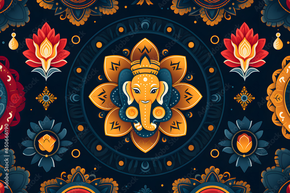 Spiritual Hinduism Patterns: 2D Backgrounds Inspired by the Rich ...