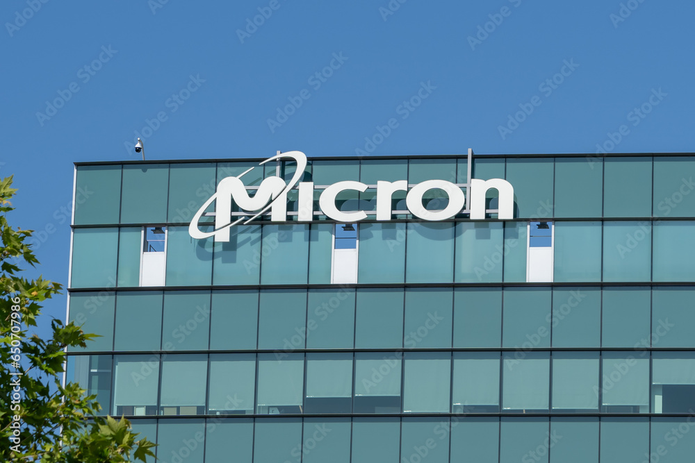 Micron office building in San Jose, California, USA - June 8, 2023 ...