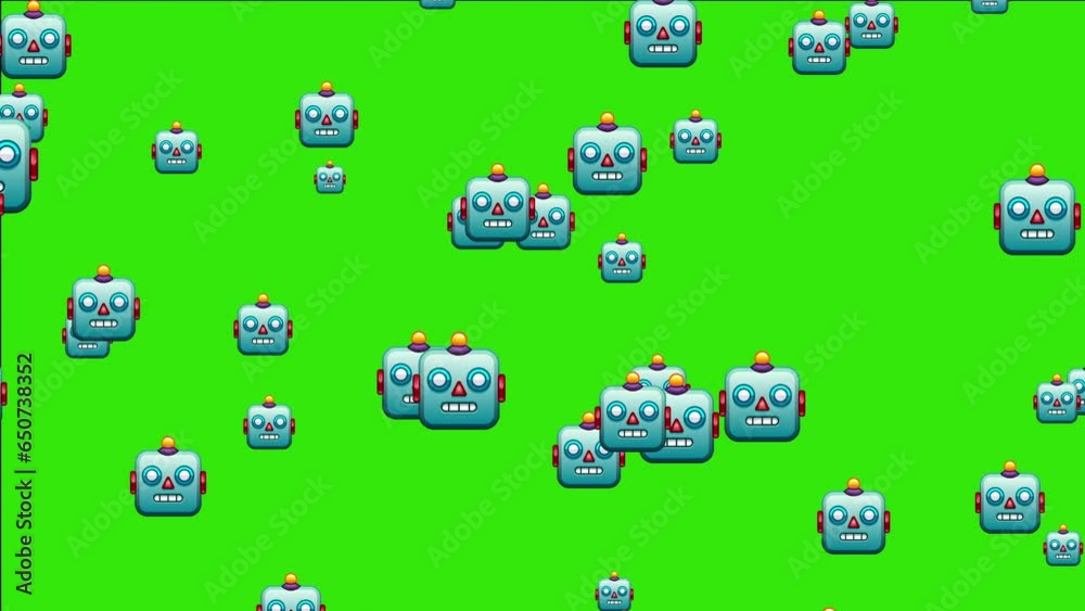 Head of classic vintage tin toy grimace robot emoji icon. Face emoji ...