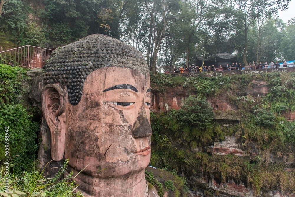Discover the colossal Leshan Giant Buddha, a 71-meter stone statue in ...
