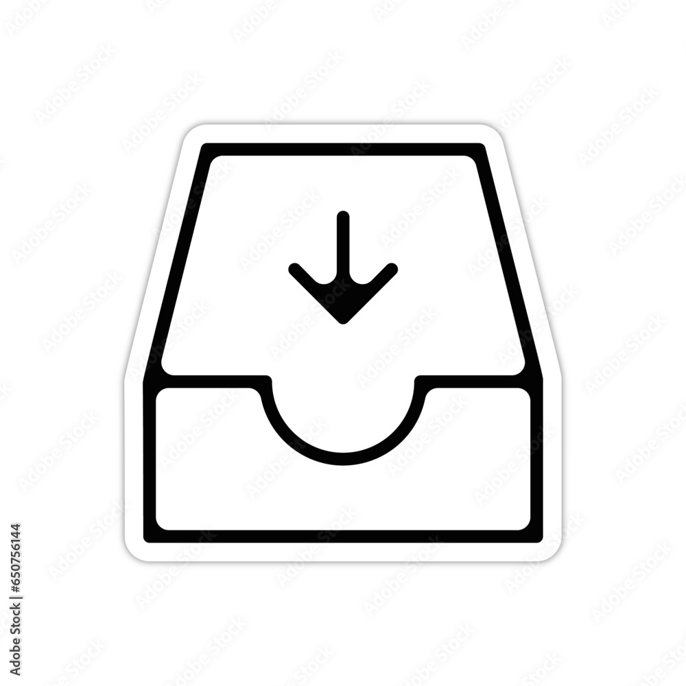 picto logo icones et symbole disque dur donnée epais relief Stock ...