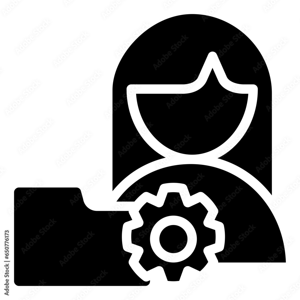Company secretary filled outline icon,linear,outline,graphic ...
