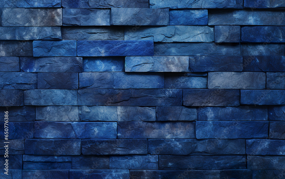 Seamless texture background in shape of bricks in blue color ...