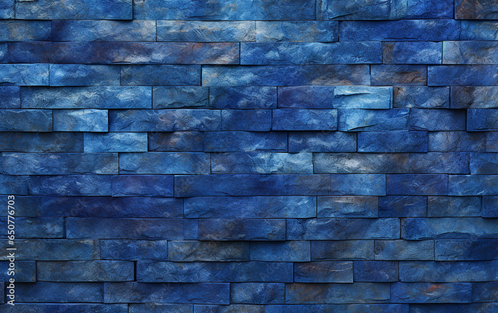 Seamless texture background in shape of bricks in blue color ...