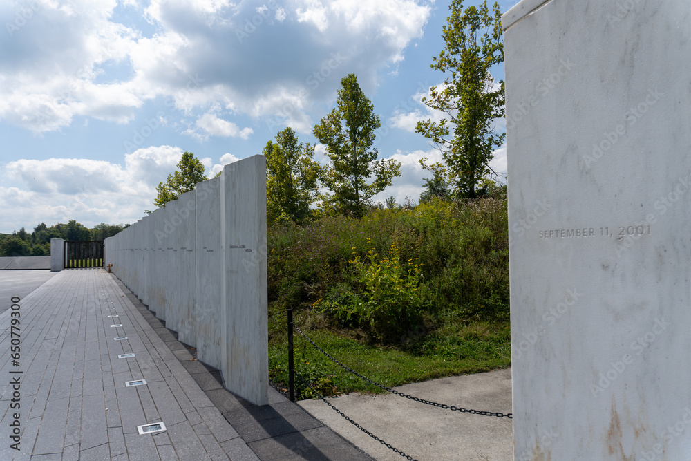 Stoystown, PA, USA: The Flight 93 National Memorial located at crash ...