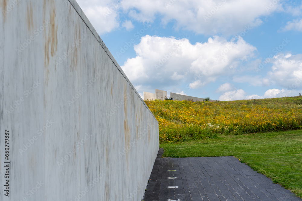 The Flight 93 National Memorial. September 11 hijacked United Airlines ...