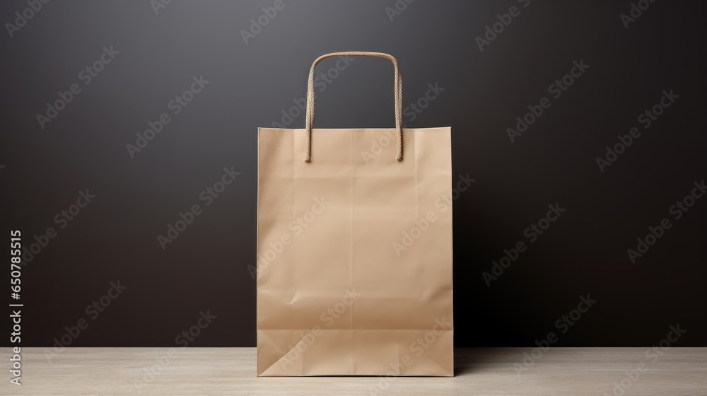 paper bag packaging template for creating eco-conscious product ...