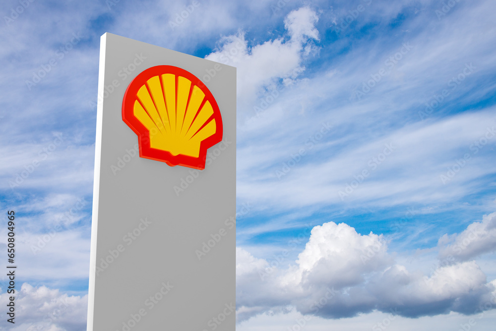 Izmir, Turkey - Sep 21, 2023: Shell Icon Company Industry Oil Logo Art ...