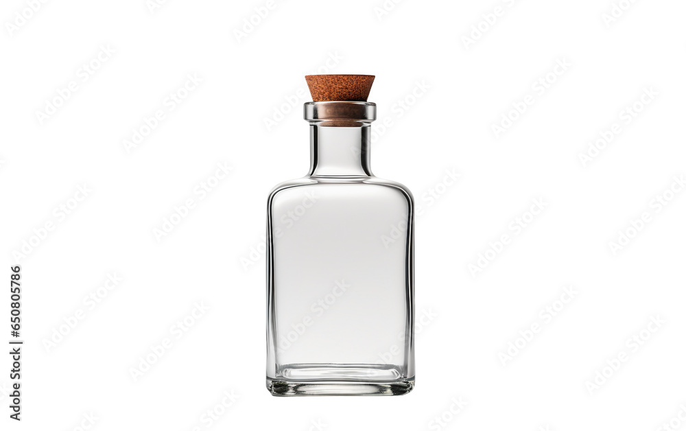 Transparent Bottle Isolated on a Transparent Background PNG. Generative ...