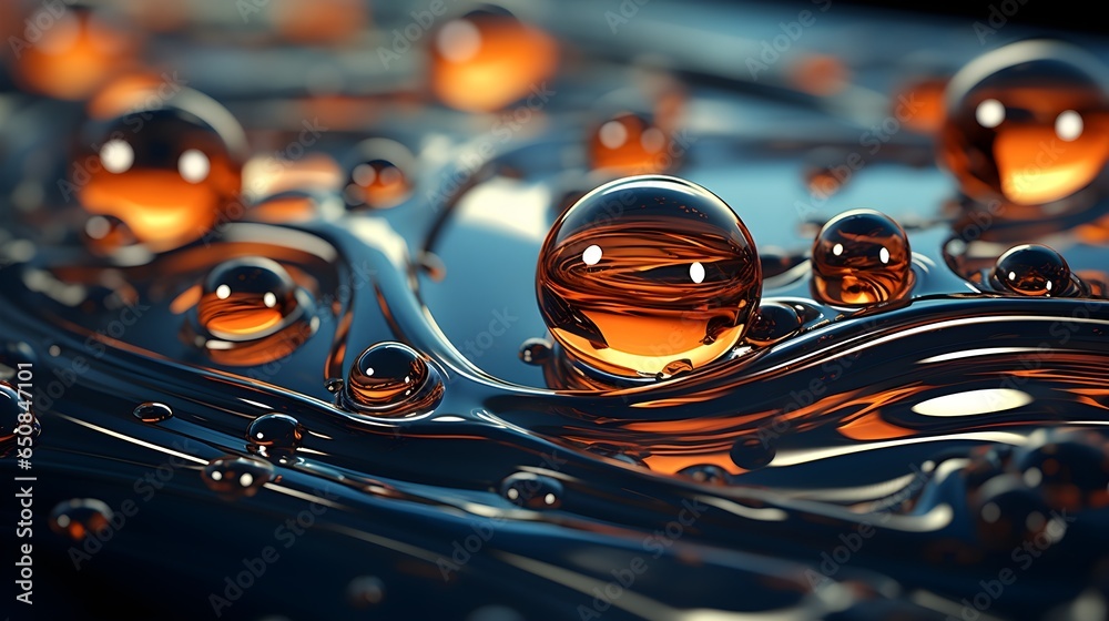 Liquid Metal Dreams, Mercury rivers, molten reflections, metallic ...