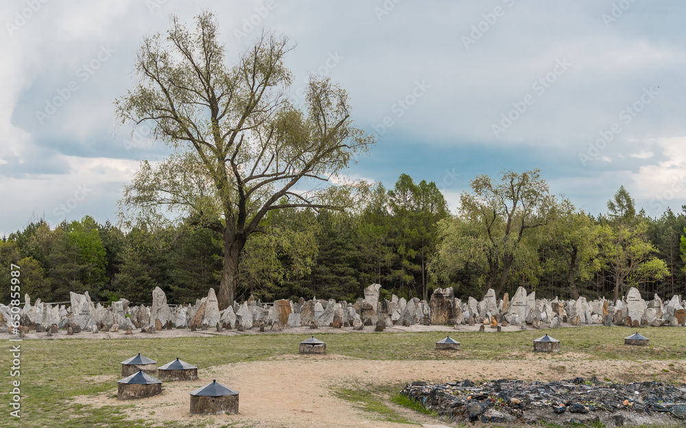 Poland, Treblinka, May 2019 - Memorial at Treblinka extermination camp ...