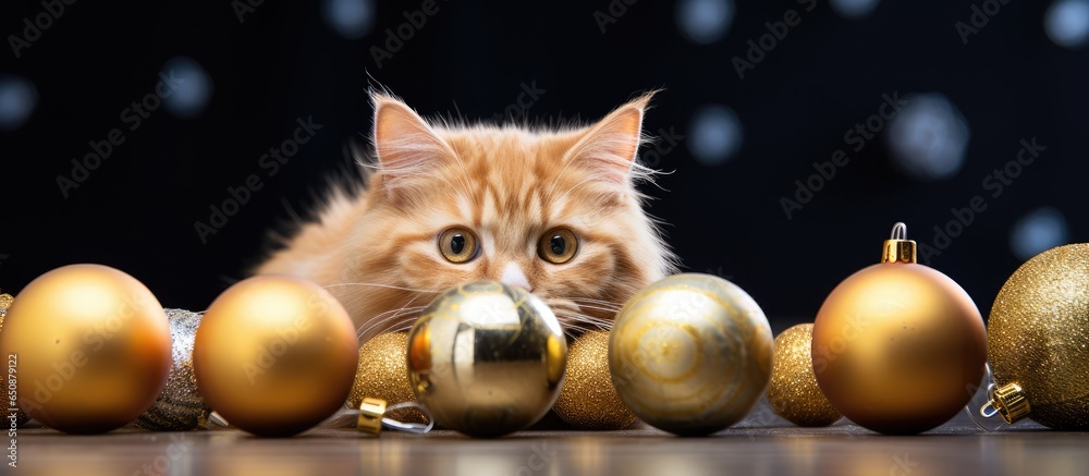 Cat causes Christmas tree to fall ruining Christmas and causing fear of ...
