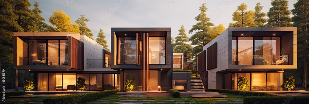 Modern Architecture: Stunning Examples of Beautiful Row Houses and ...