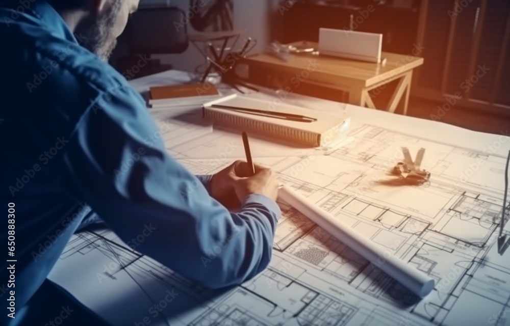Freelance engineers, engineers, and architects work on startup project ...