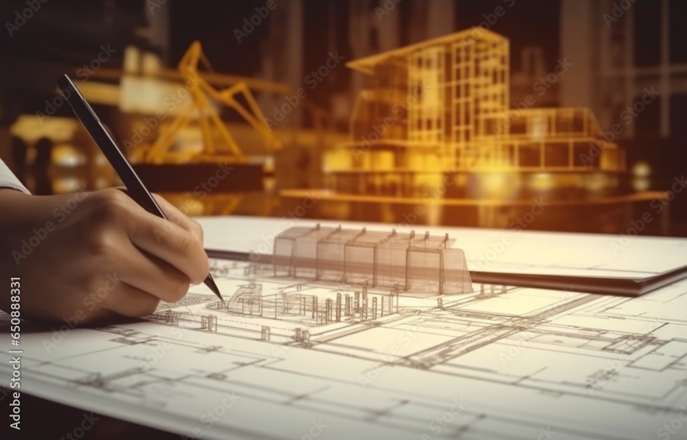 Freelance engineers, engineers, and architects work on startup project ...